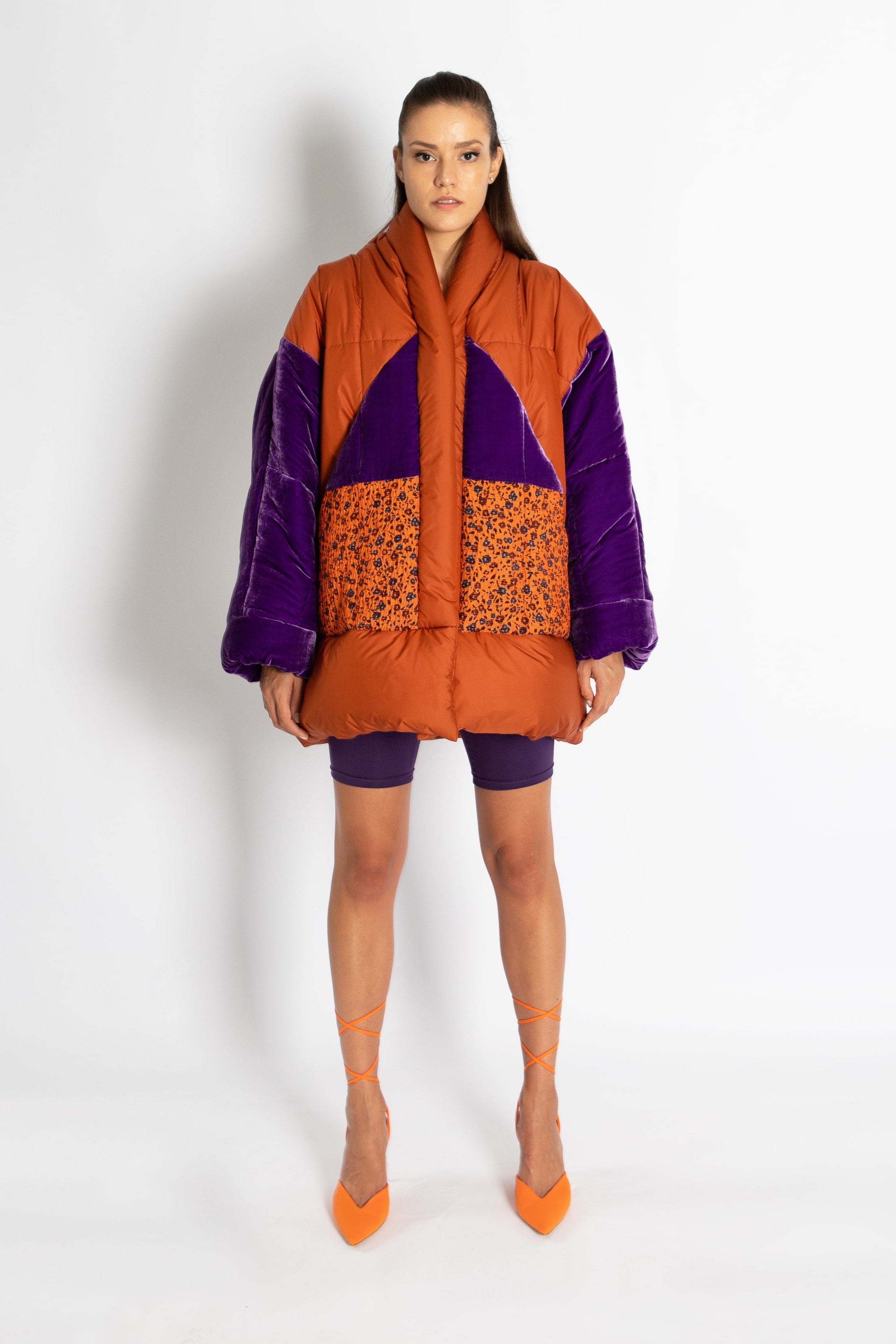 Purple Frame Puffer Jacket 4-in-1 - KIMOONCHO – Barillari